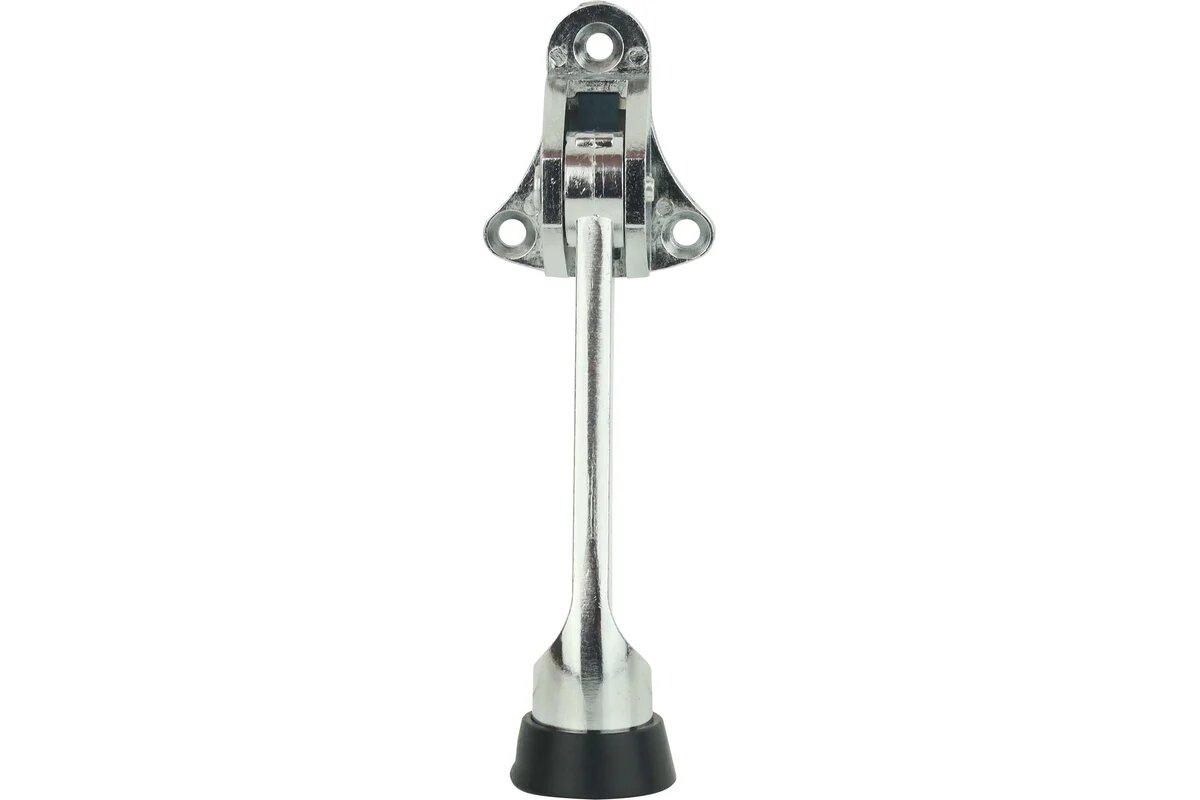 DORF Фиксатор напольный для двери, откидной, козья ножка, металл, хром, DORF_КН_130_chrome