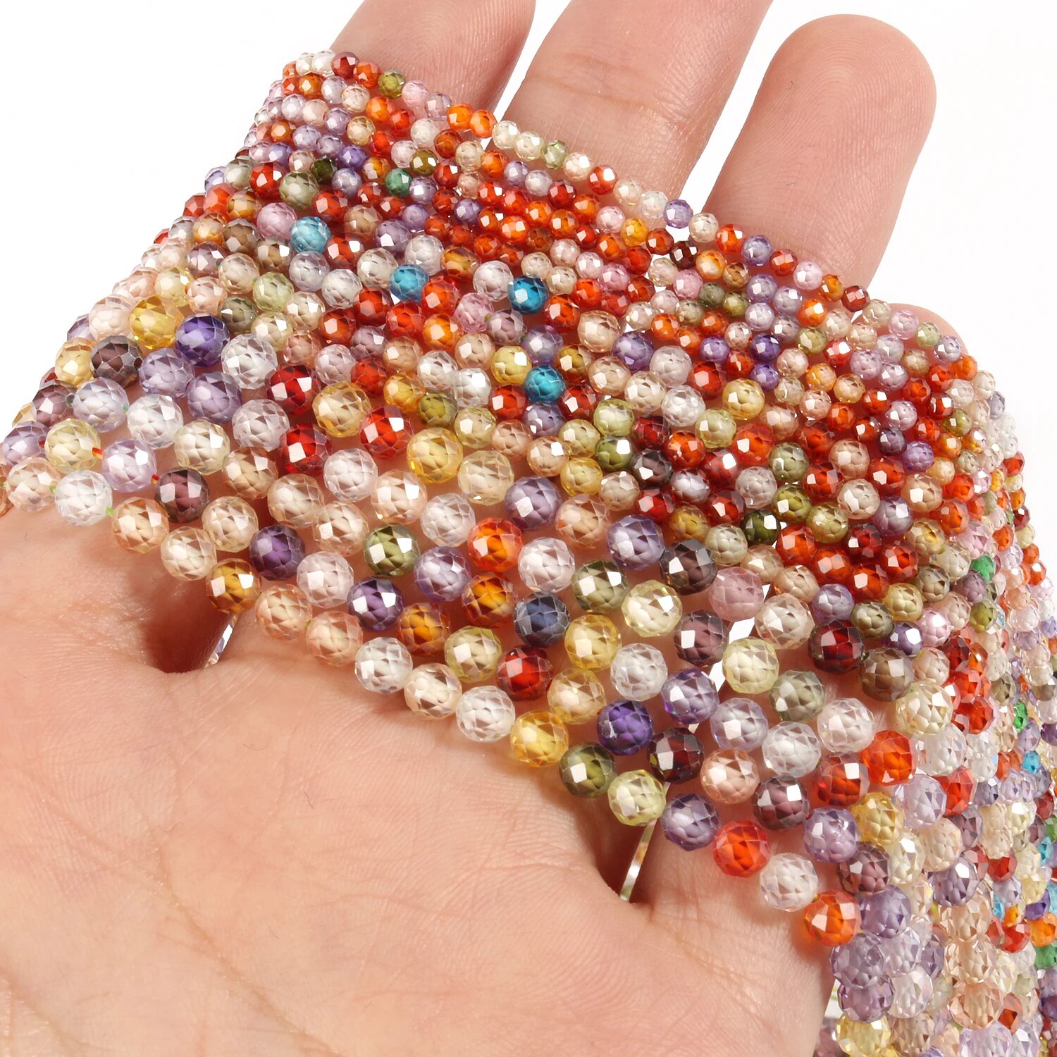 Бусины из натурального камня, синие, зеленые, кварцевые, кристаллы, лазурит, аквамарин, бусины для изготовления браслета своими руками, 2, 3, 4 мм