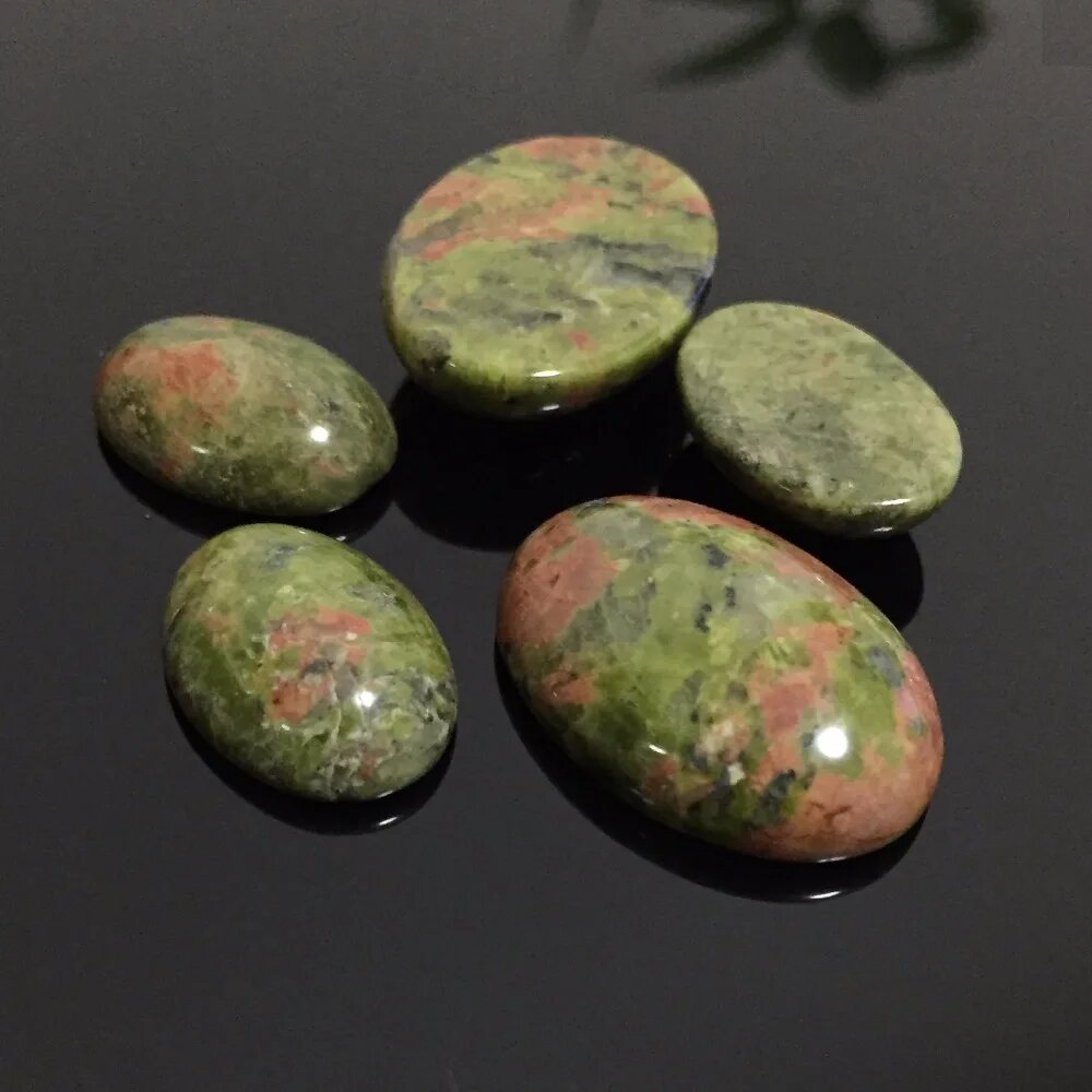 Бусины унакит 13x18 мм, диаметр изделия 13x18mm