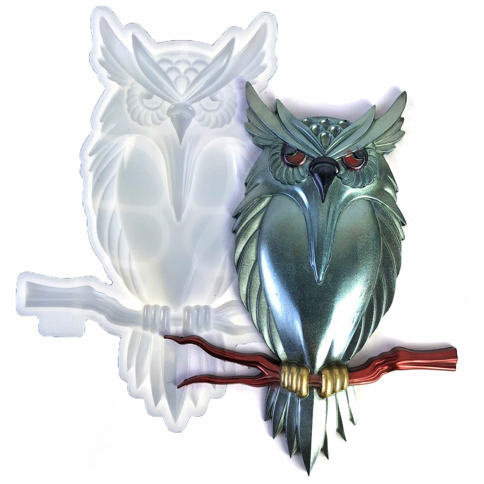 Силиконовый молд Сова на ветки