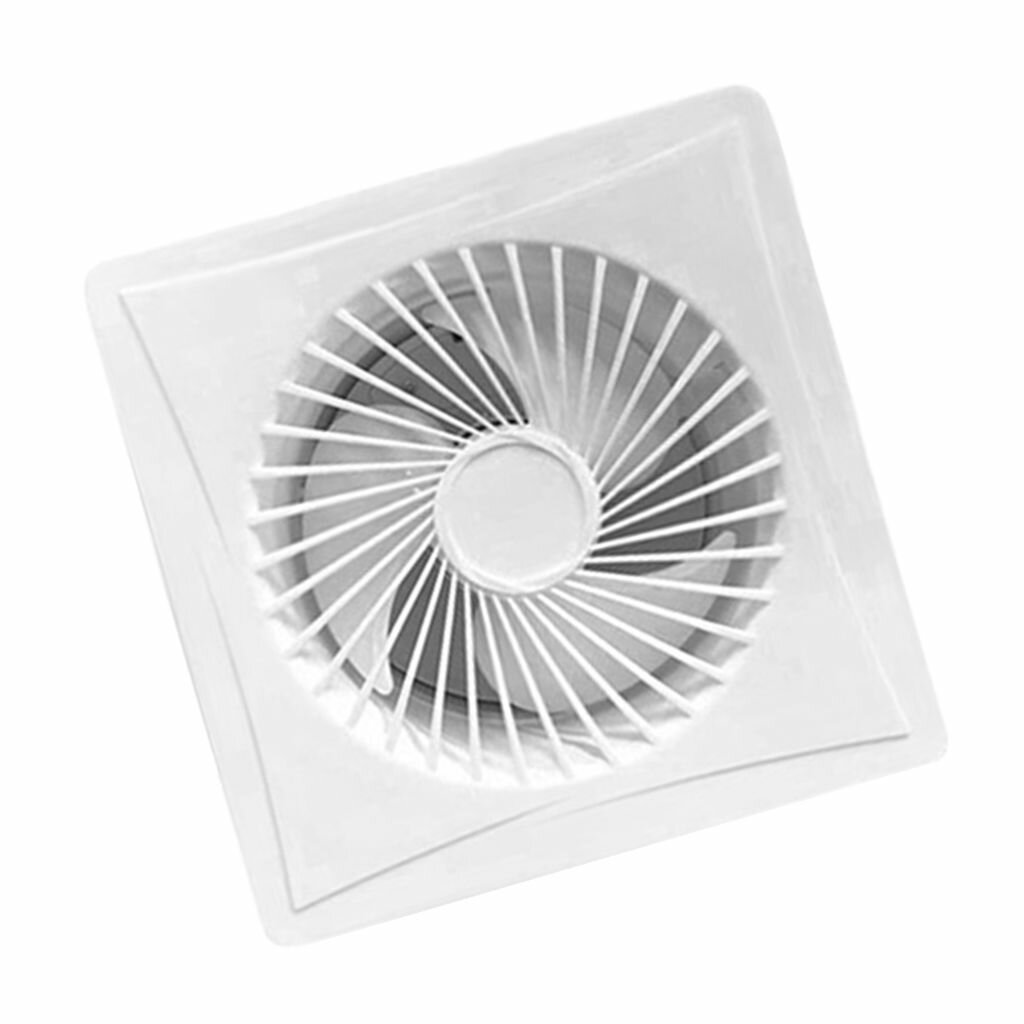 Новый панельный всасывающий вытяжной вентилятор 12 В-белый-6 дюймов