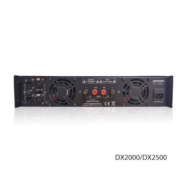 DX2500 Усилитель мощности, 2х400Вт, DSPPA