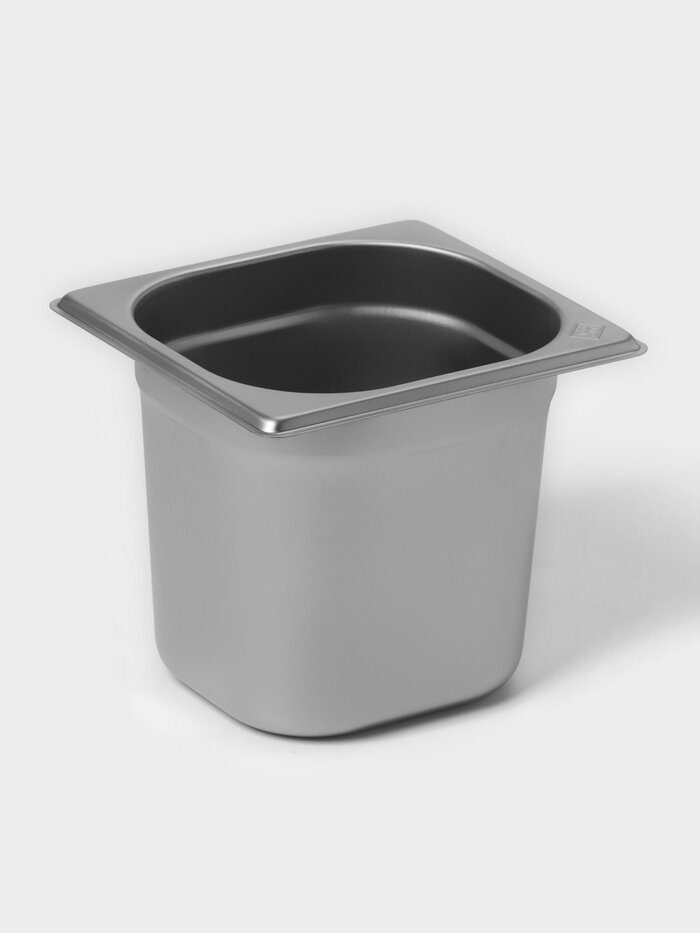 Гастроёмкость GN 1/6 Hanna Knövell, 150 мм, 176×162×150 мм, толщина 0.8 мм, нержавеющая сталь