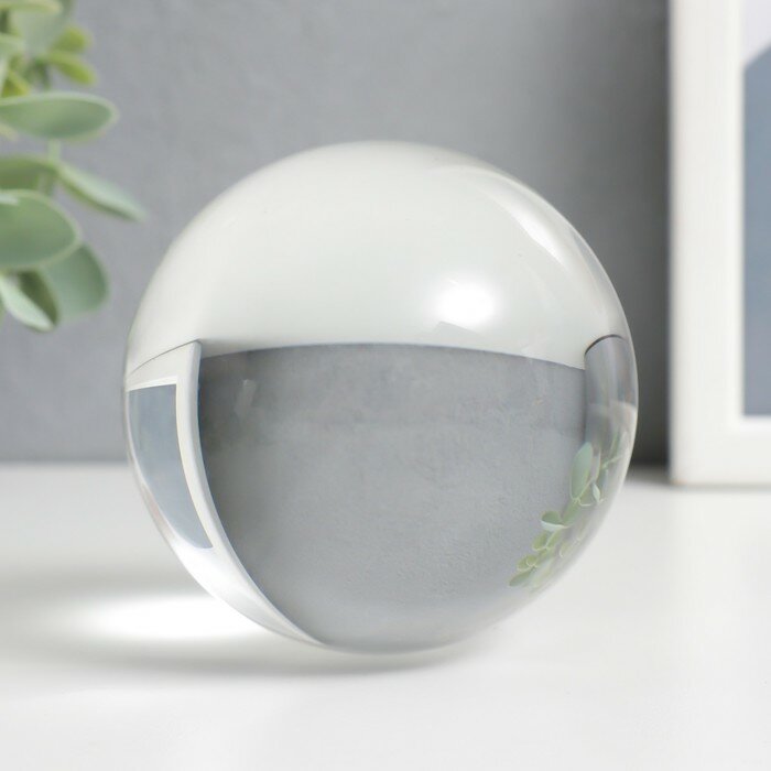 Фигурка стекло «Шар прозрачный», 7.5×7.5×7.5 см