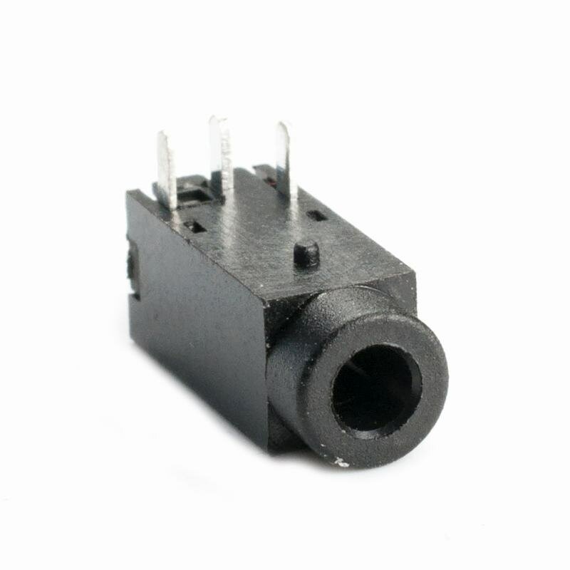 2 шт. PJ-212 3-контактный разъем для DIP наушников, разъем для наушников Коричневый