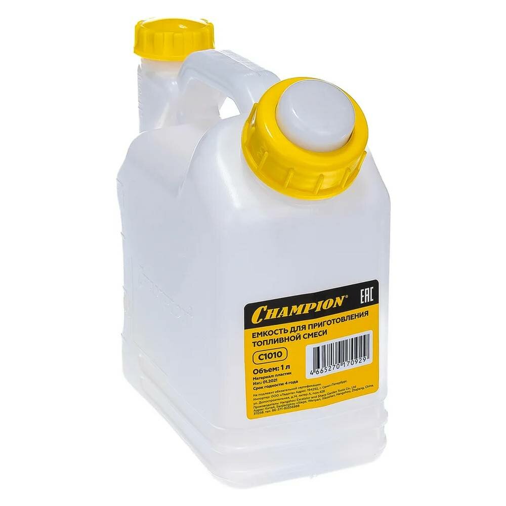 Емкость CHAMPION 1 л для приготовления топливной смеси