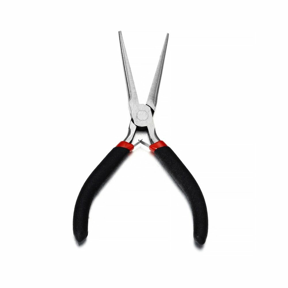 Инструментов для бижутерии (тонкогубцы-утконосы, круглогубцы, кусачки-бокорезы), проводов, черные ручки,1 штука