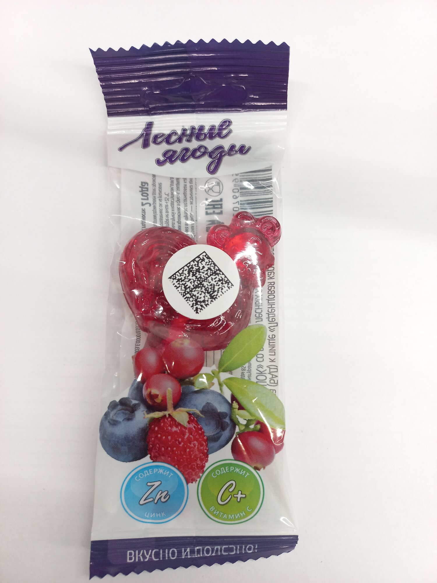 "Петушок" карамель с Цинком с вит. С Лесные ягоды 17г, 1 шт.
