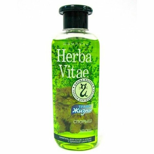 Шампунь для кошек Herba Vitae "Травы жизни", для длинношерстных, 250 мл