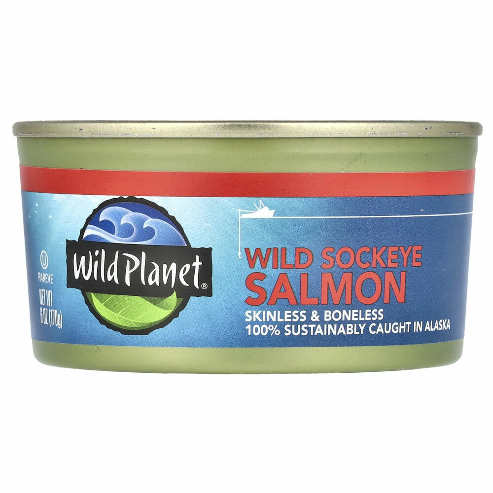 Wild Planet, Филе дикой нерки, без кожи и костей, 6 унций (170 г)
