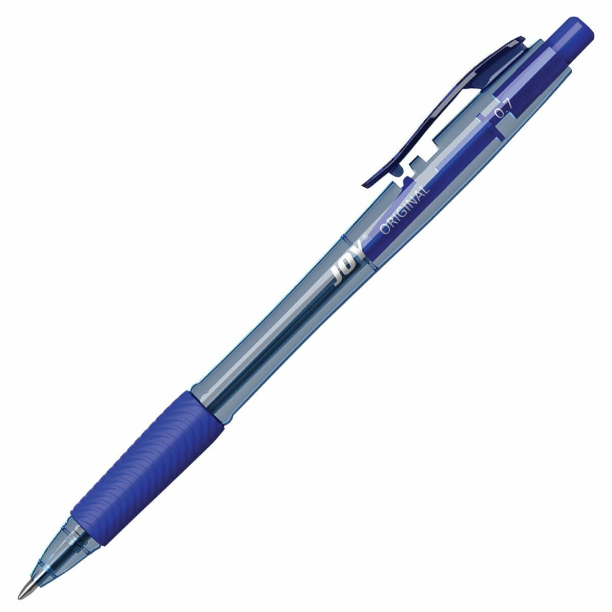Ручка шариковая Erich Krause масляная автоматическая Ultra Glide Joy, 0,7 мм, линия 0,35 мм, синяя (43346)