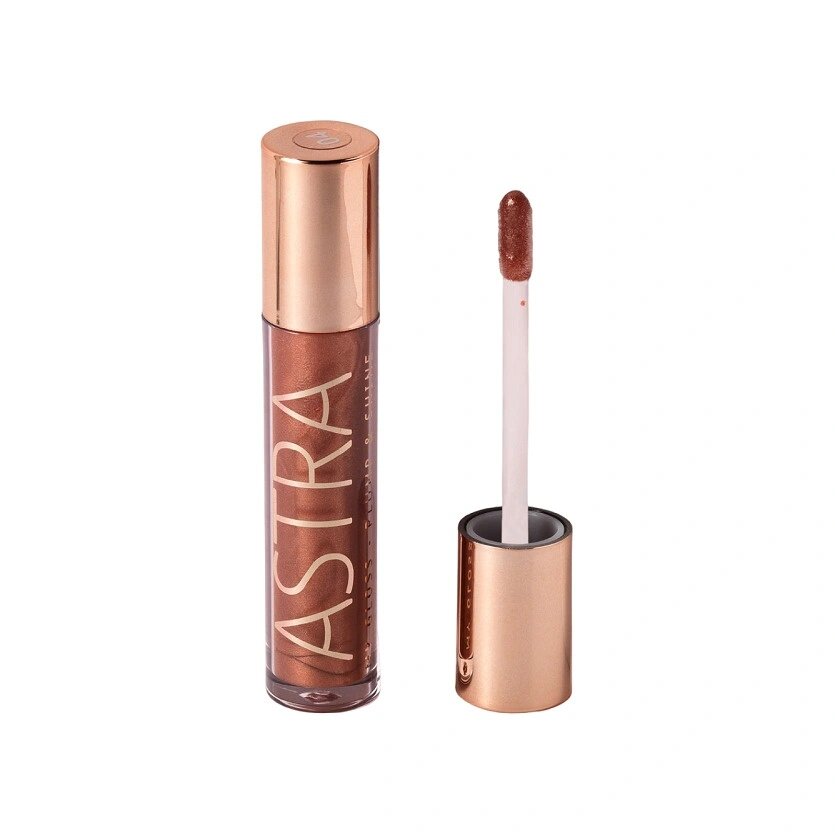 Astra Make-Up - Блеск для губ My gloss plump & shine, 04 нюдовый