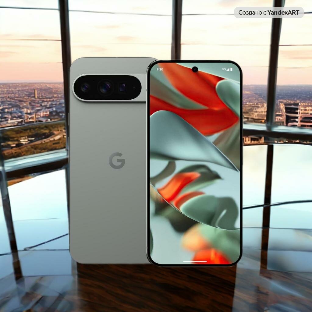 Смартфон Google Pixel 9 Pro XL 16/512 Гб CA, Dual : Nano sim + eSim, Hazel / Ореховый