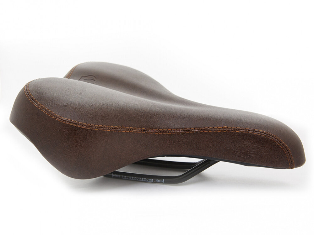 Седло велосипеда VS8291 Royal Man (brown) 260х185 мм, коричневое