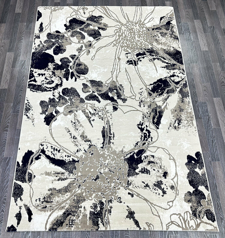 Ковер, Прямой, Бежевый, Темно-синий, Серый, Современный, на пол, в гостиную, спальню, в ассортименте (120 см. на 180 см.)