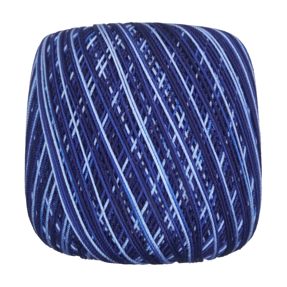 Пряжа для вязания YarnArt Violet melange 189 синий 1 моток 50 гр/282 м 100% мерсеризованный хлопок