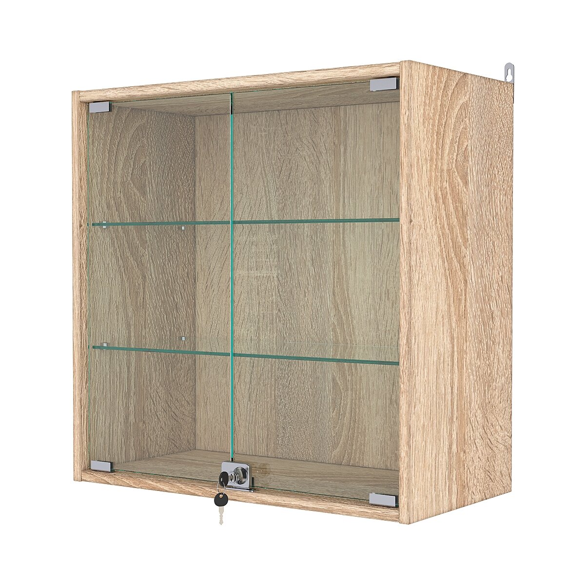 Витрина настенная №1-1АГ, Дуб Сонома. Производитель товара - компания Westcom.