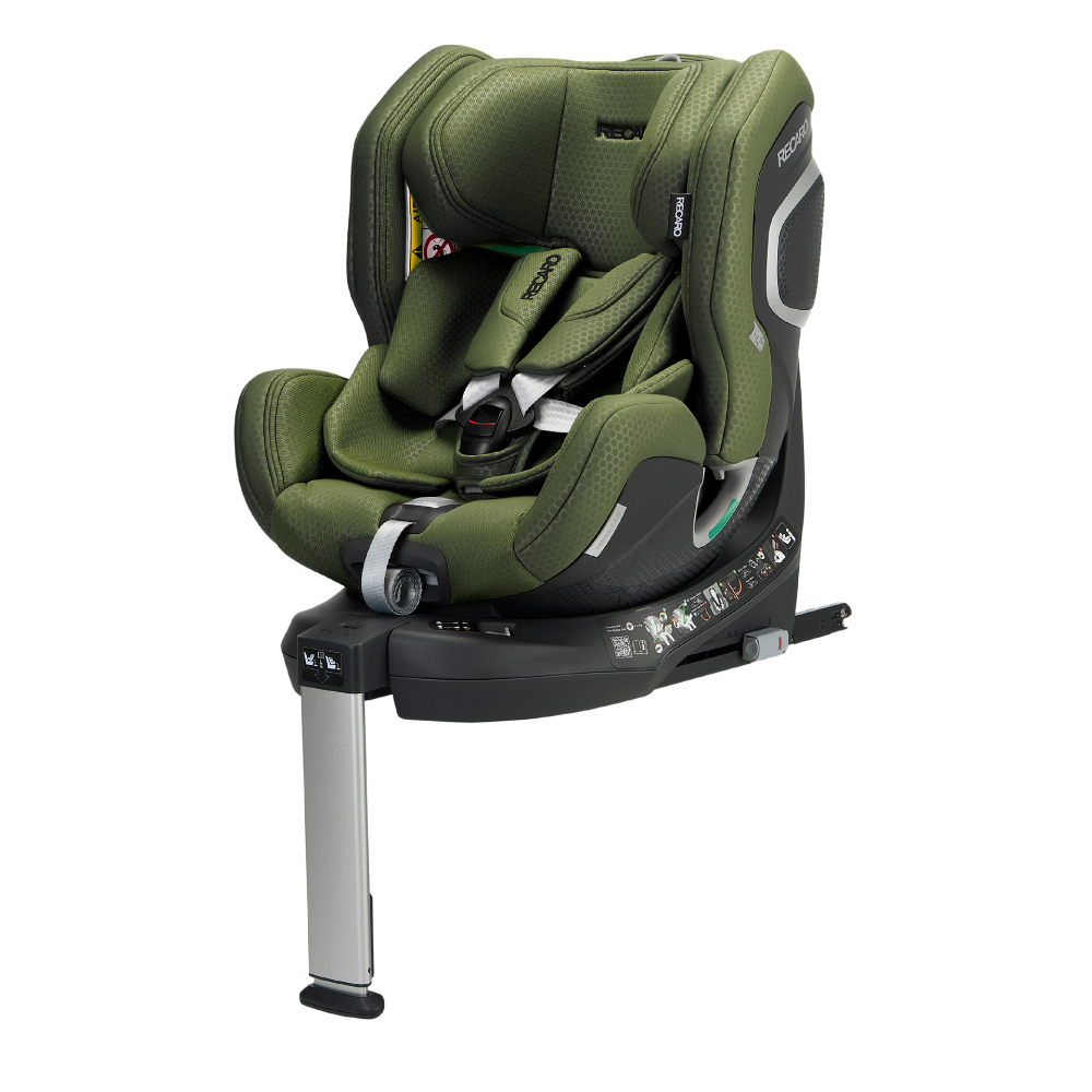 Детское автокресло RECARO Xenon 1 KID Epic Green, группа 0/1/2, 61-125 cм, c 3 месяцев до 7 лет, зеленый цвет
