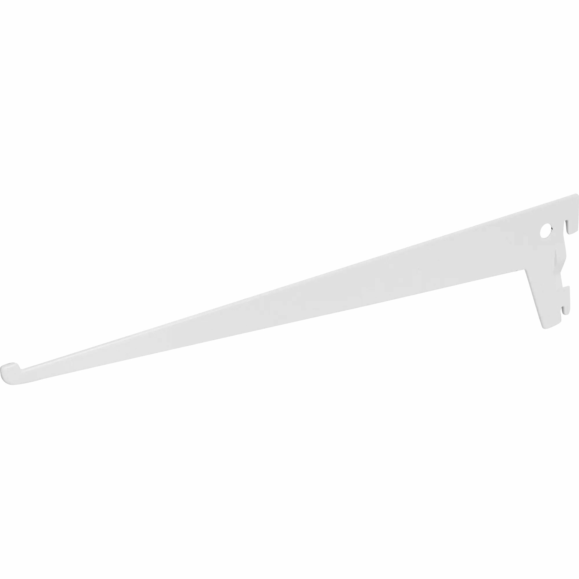 Spaceo кронштейн для полок 30 см белый, выдерживает до 25 кг, крепление к стене