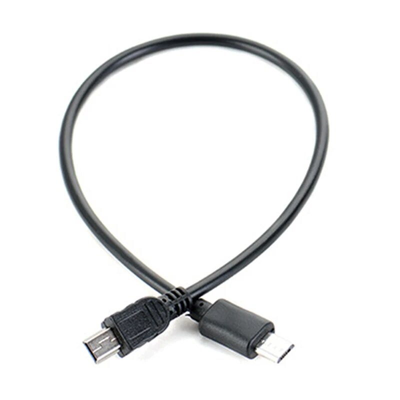 1 шт. Micro USB Male to Mini USB Male адаптер для передачи данных кабель-конвертер шнур кабель для передачи данных 25 см