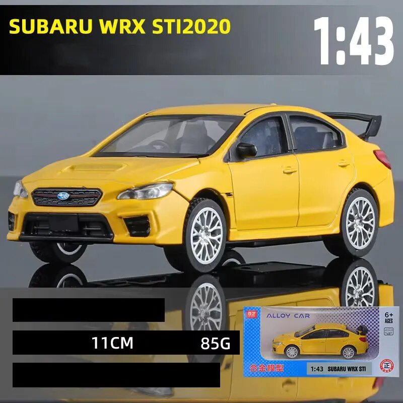 Коллекционные модели Субару металлическая модель 1:43 Subaru WRX STI