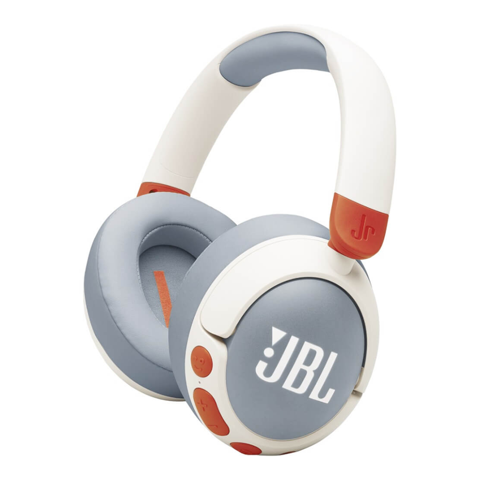 Наушники JBL JR 470NC Junior, беспроводные, накладные, складные, белые