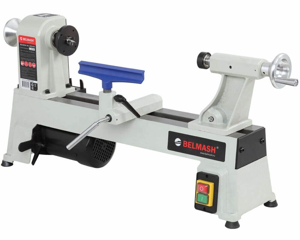 Станок токарный BELMASH WL-300/450 Потребляемая мощность - 550 Вт Гарантия производителя - 1 год