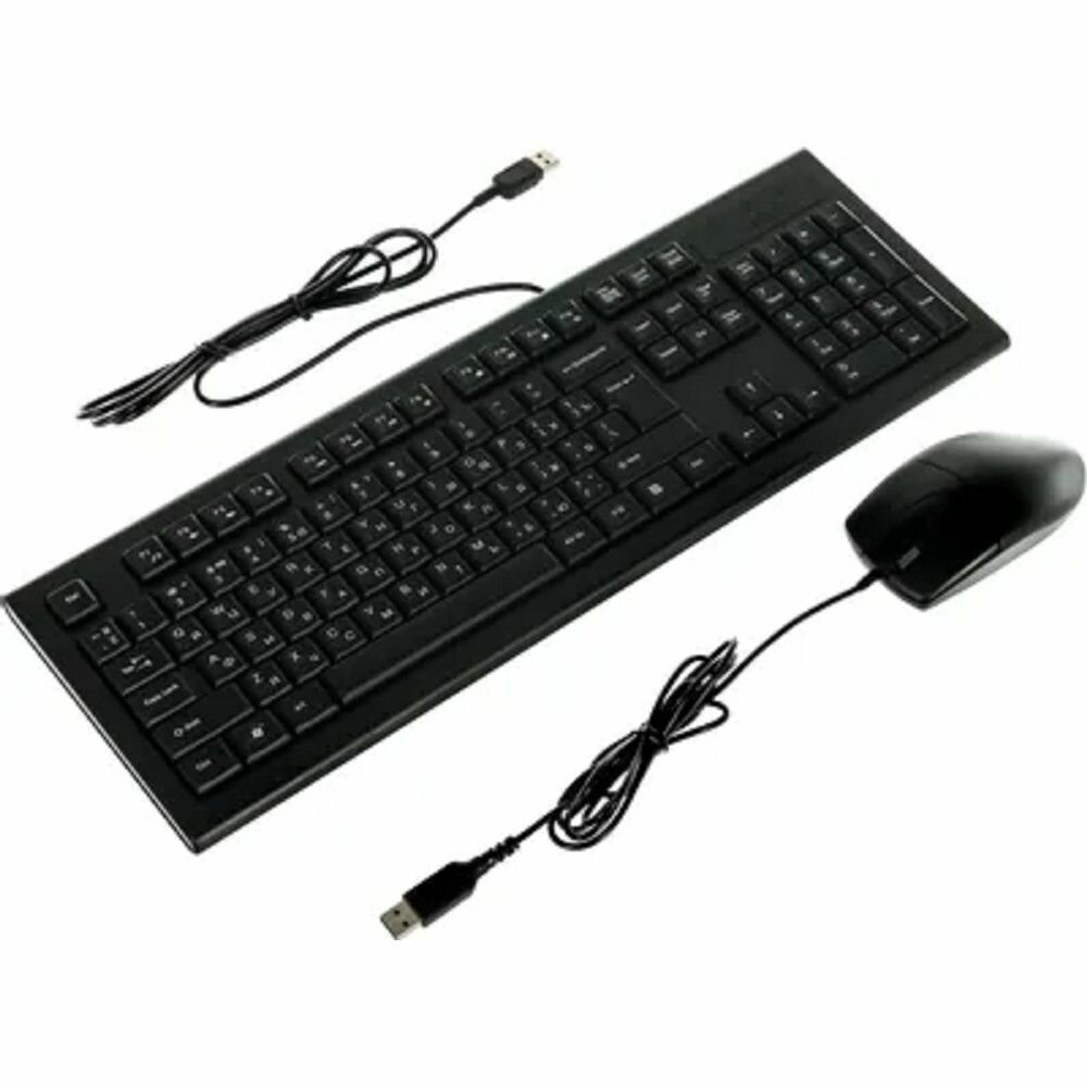 A4Tech Клавиатура A - 4Tech Клавиатура + мышь KR - 8520D черный USB Комплект 477615