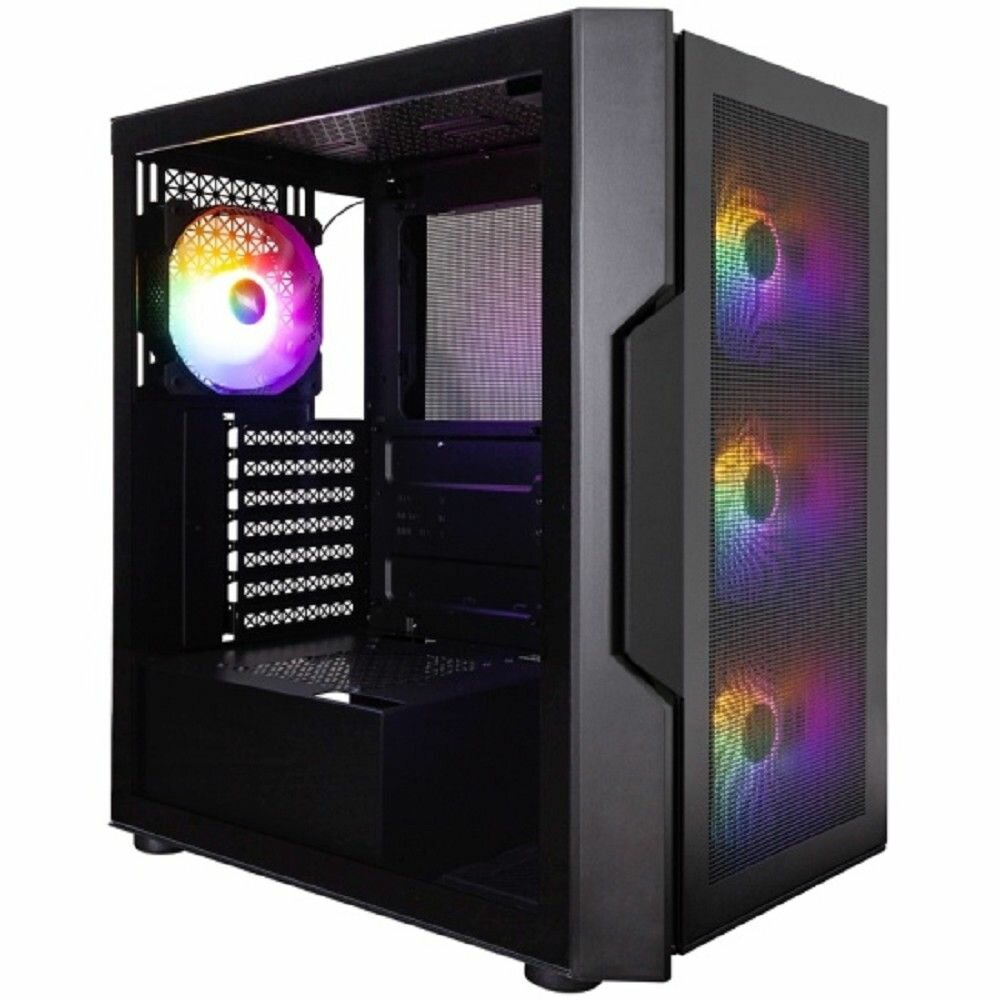 1STPLAYER Корпус TRILOBITE T7 - P Black ATX 4x120mm LED fans T7 - P - BK - 4F1