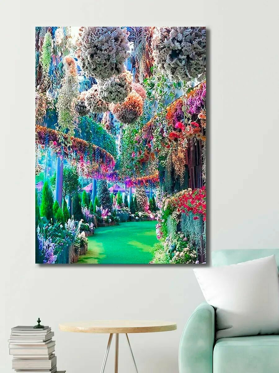 Картина "Сaды у Зaливa", для интерьера 30х40см 1шт.