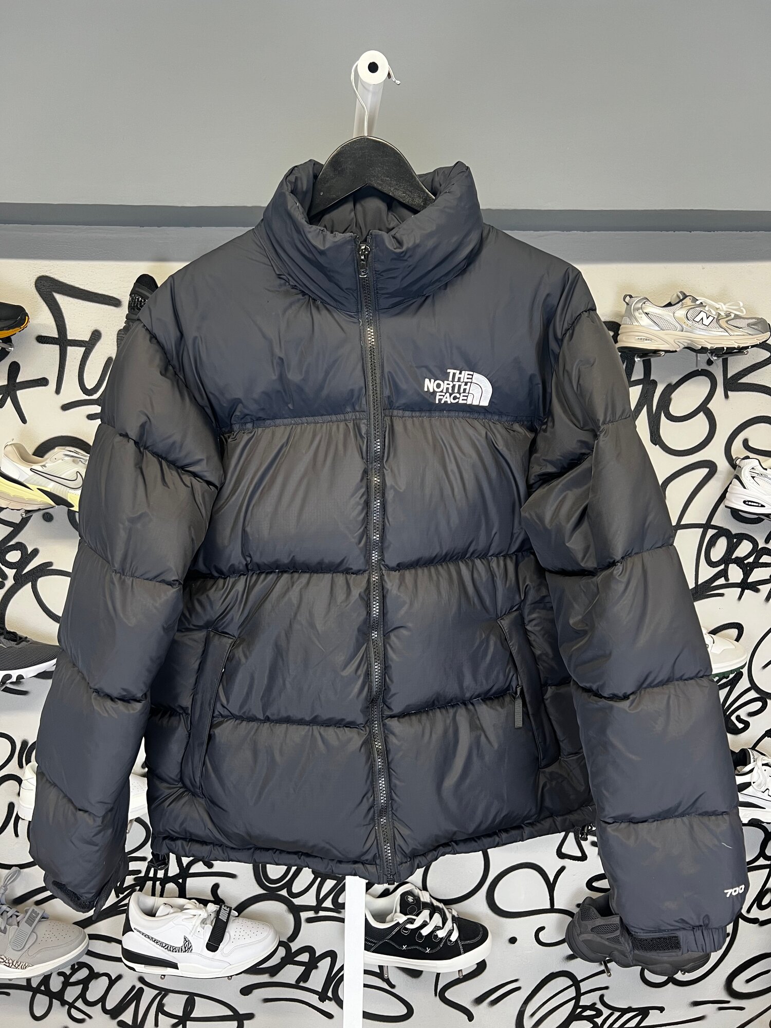 Пуховик The North Face Retro Nuptse 1996 Черный, Зимний, Пух / Перо, Мужской и Женский, L