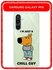 Чехол на Samsung Galaxy M16 / Самсунг Галакси М16 с принтом "Just a chill guy 1 ...