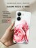 Чехол на Poco X7 Pro / Поко X7 Про с принтом "Пионы на белом"