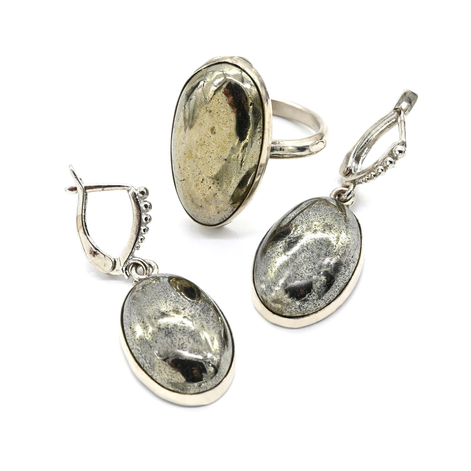 Комплект бижутерии, пирит