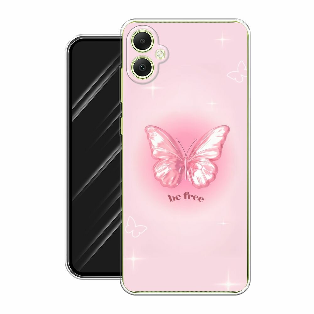 Чехол на Samsung Galaxy A05 / Самсунг Галакси A05 с принтом "Be free butterfly 1" — фото 1