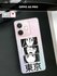 Чехол на Oppo A5 Pro / Оппо А5 Про с принтом "Tokyo girls", прозрачный