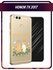Чехол на Honor 7X / Хонор 7Х с принтом "Весенние кролики", прозрачный