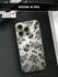 Чехол на Apple iPhone 16 Pro / Айфон 16 Про с принтом "Черные розы паттерн", про...