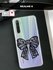 Чехол на Realme 6 / Реалми 6 с принтом "Черный сетчатый бант 2"
