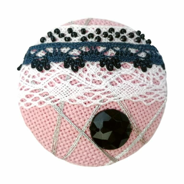 Набор для создания броши Марья Искусница "Розовая вуаль", Арт. 30.002.04