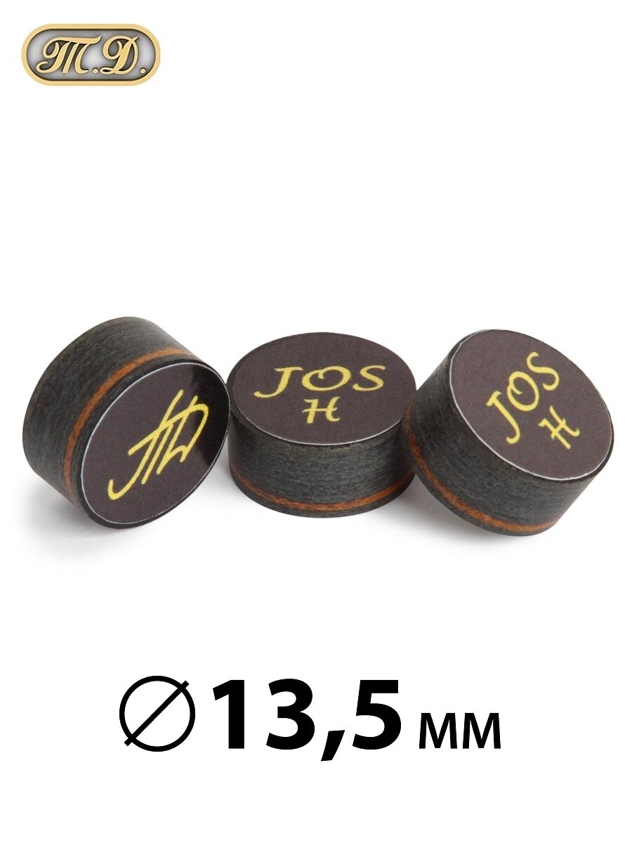 Наклейка для кия Д. Терзяна JOS 13,5мм Hard, многослойная, 1шт.