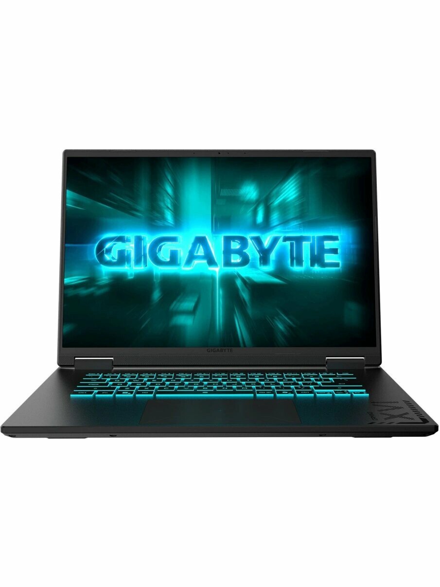 Ноутбук Gigabyte 16" GAMING A16 GA63H Ryzen 7 260/16Gb/SSD1Tb/8Gb/DOS/черный