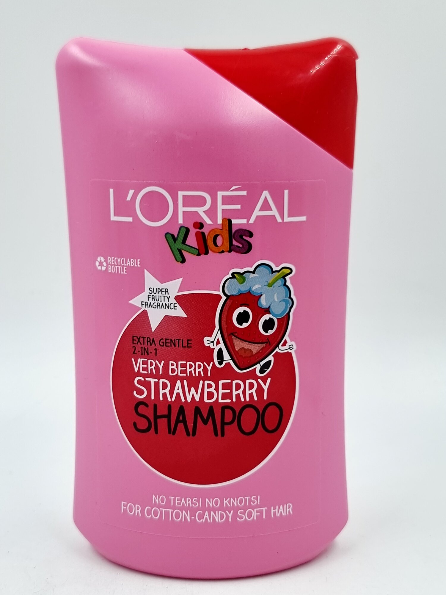 Шампунь детский L'ORAL Kids Srawberry 2 в 1 без слез 250 мл (Франция)