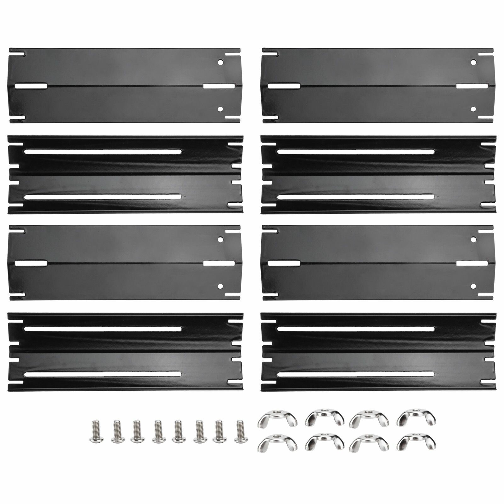 Регулируемый газовый гриль из нержавеющей стали, 4 комплекта, нагревательная пластина для духовки, щит, горелки, крышка, тепловые палатки