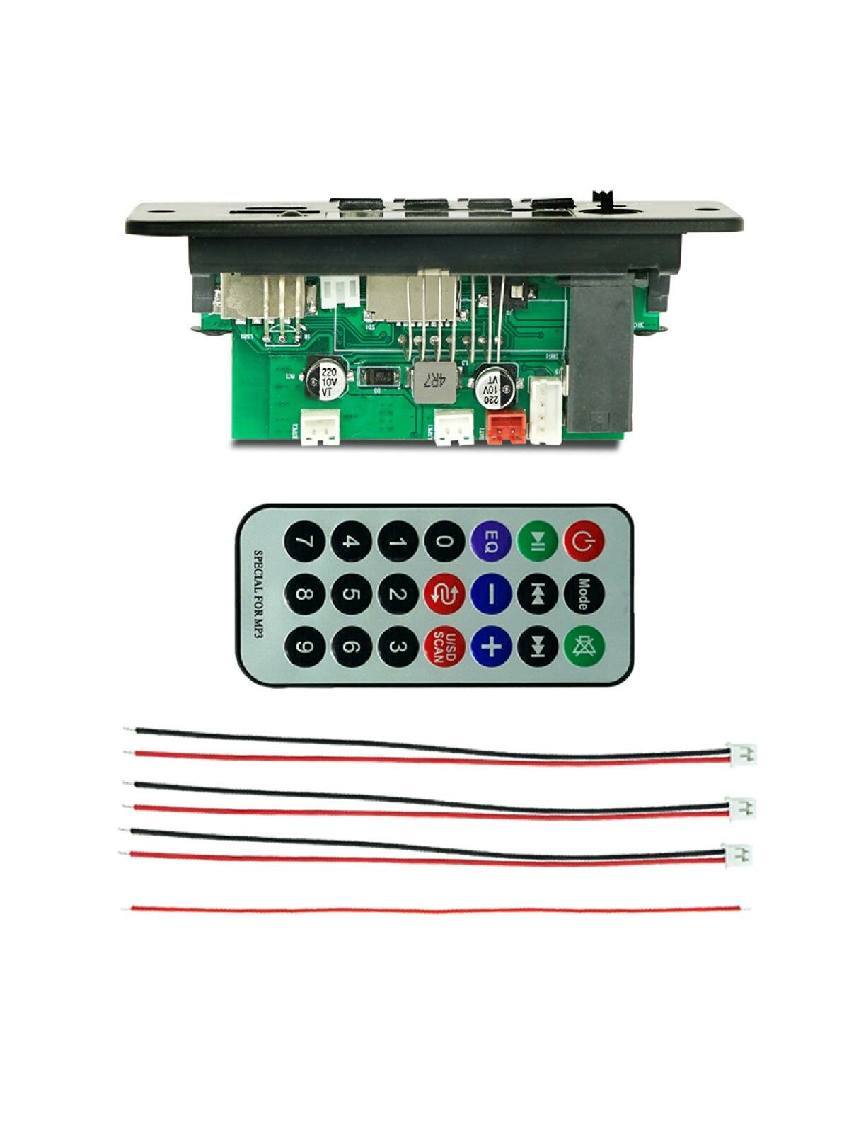 Модуль декодирования Bluetooth-совместимый автомобильный MP3-плеер USB модуль записи