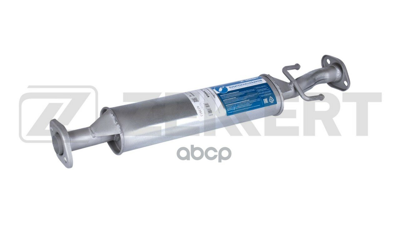 Глушитель дополнительный Daewoo Matiz (M100 M150) 98- Zekkert арт. ga-2004a