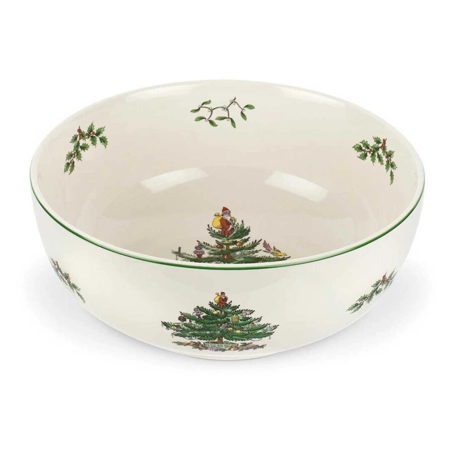 Салатник круглый Spode Рождественская ель 24 см
