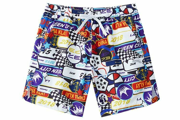 Шорты Pure White/Basic Black/Star Purple/Racing Red