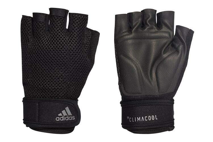 Спортивные перчатки унисекс Adidas 13708782, черные, размер XL, для тренировок, комфортный материал