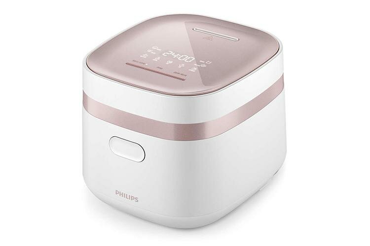 Рисоварка PHILIPS HD3072/20, белая, 1.8L, многофункциональная, 24-часовая задержка старта, сенсорный экран